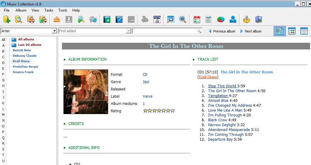 Music Collection: Archiva y gestiona tu música